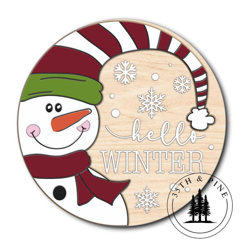 Winter Wood Sign - Etsy