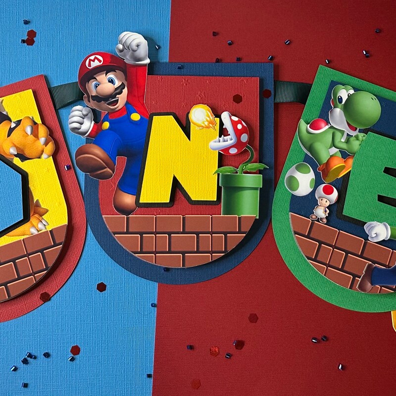Mario Party Banner - Etsy