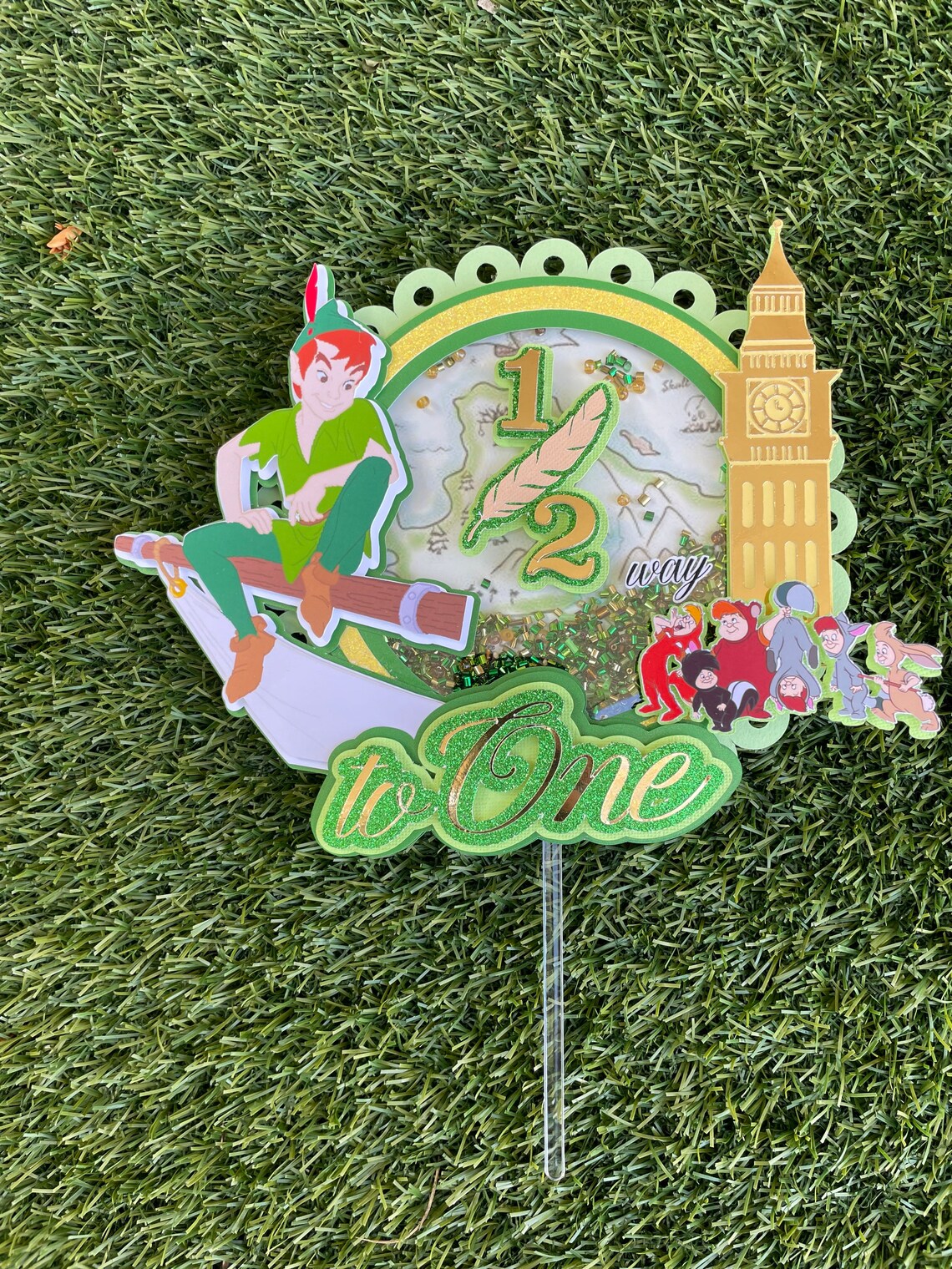 Inspired in Peter Cake Topper Shaker| Personalized Cake Topper With ...