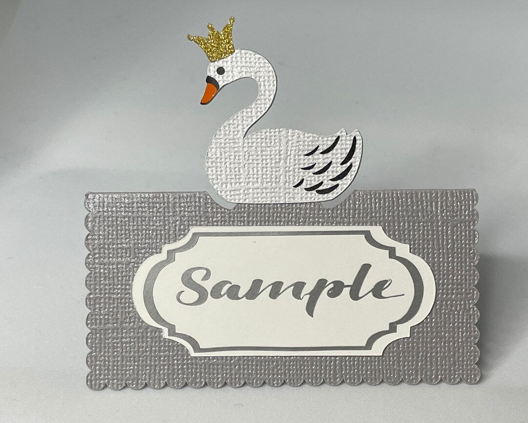 Swan Place Cards for Any Party Occasion - Etsy