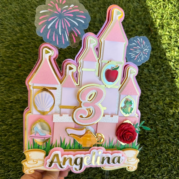 3d Castle Cake Topper - Etsy