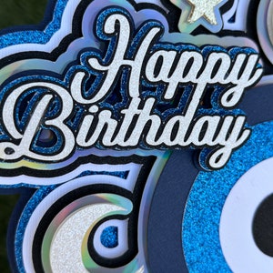 Evil Eye Cake Topper| Personalized Cake Topper 3D| Birthday Cake Decor ...