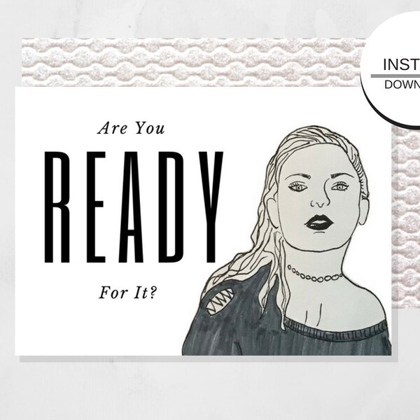 Reputation Birthday Card - Etsy