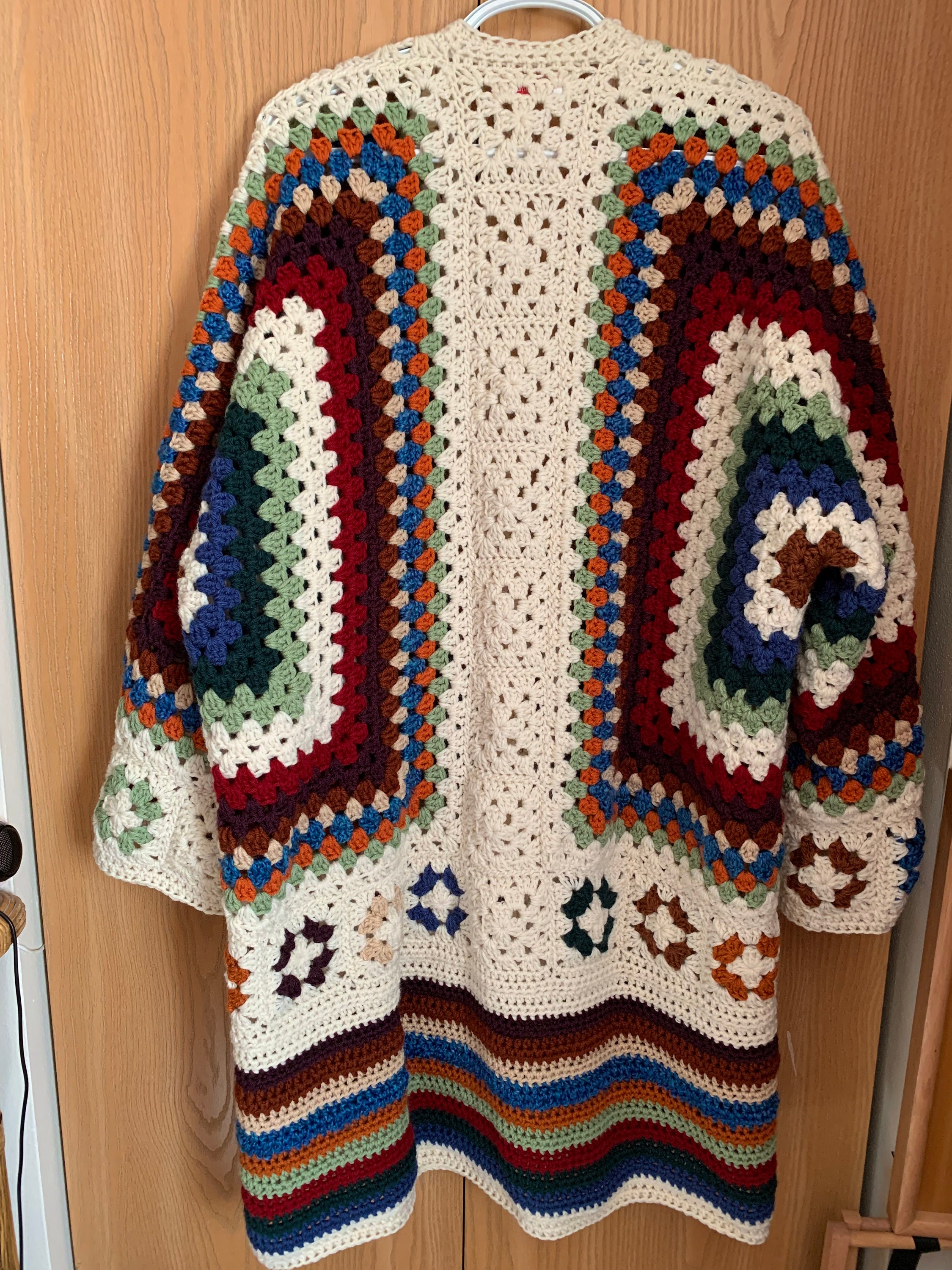 One of a Kind Plus Size Handmade, Crochet, Duster Sweater - Etsy