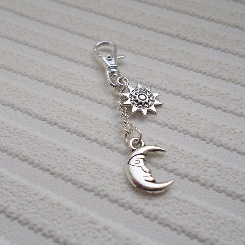Sun and Moon Charm - Etsy
