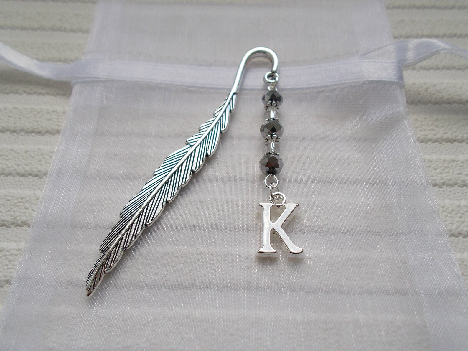 Personalised Gift for Women Initial Page Holder Personalised Bookmark ...