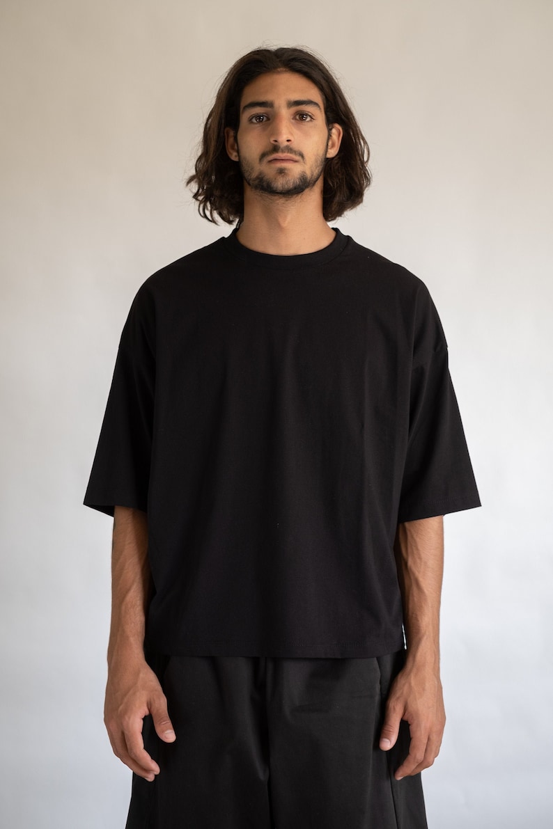 Mens T-shirt, Basic T-shirt, Shirt for Men, Top Mens Black T-shirt Gift ...
