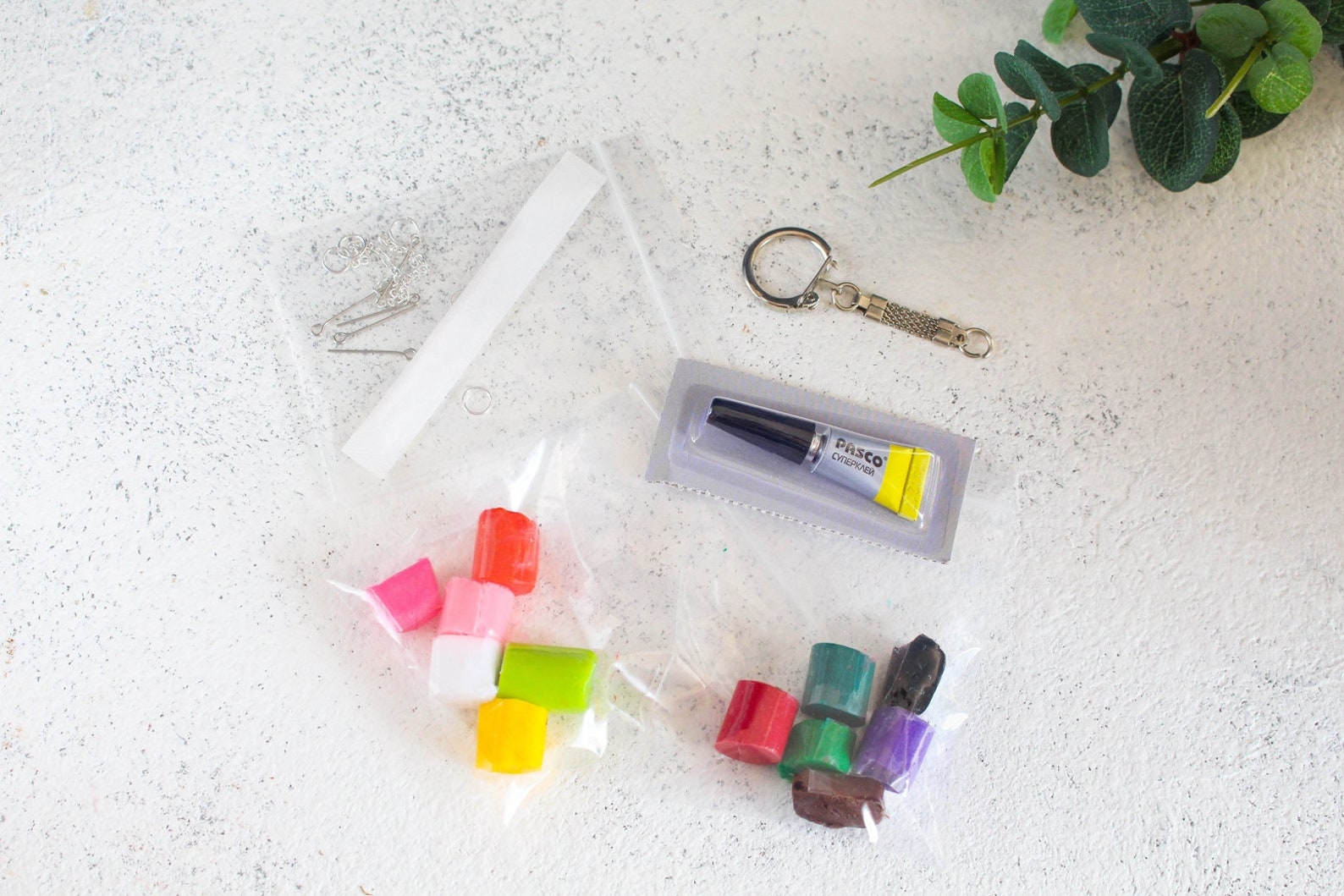 Polymer Clay Modeling Keychain DIY Kit - Etsy