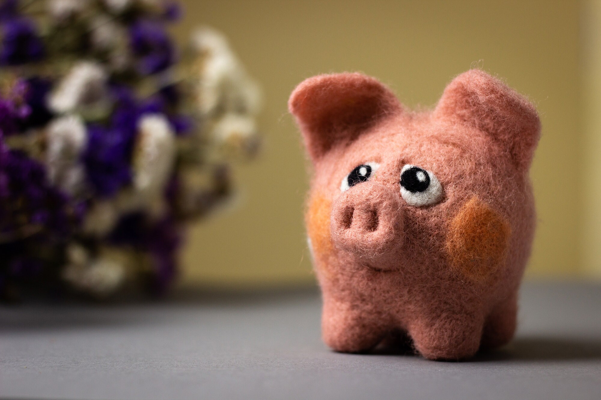 Punch Needle Felting Pig Beginner Craft Kit for Adults - Etsy