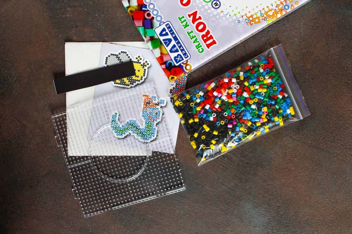 Hama Beads Magnets FLOWERS&INSECTS DIY Kit for Kids With Pegboard - Etsy