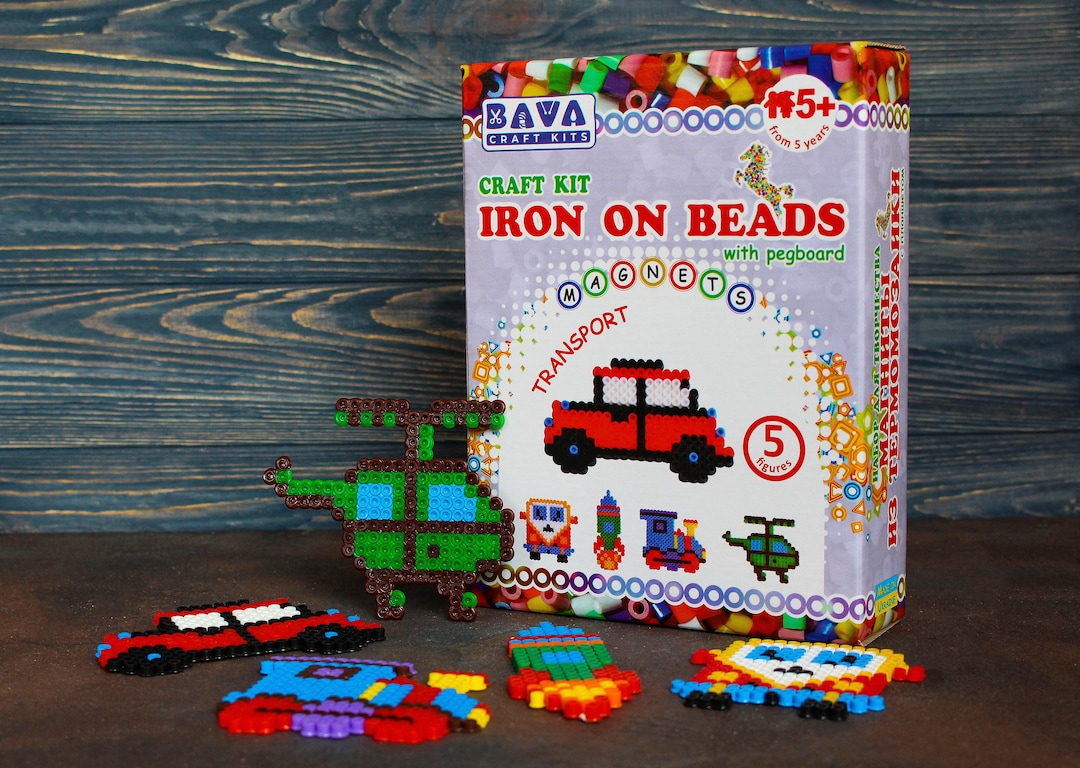 Hama Beads Magnets TRANSPORT DIY Kit for Kids With Pegboard - Etsy