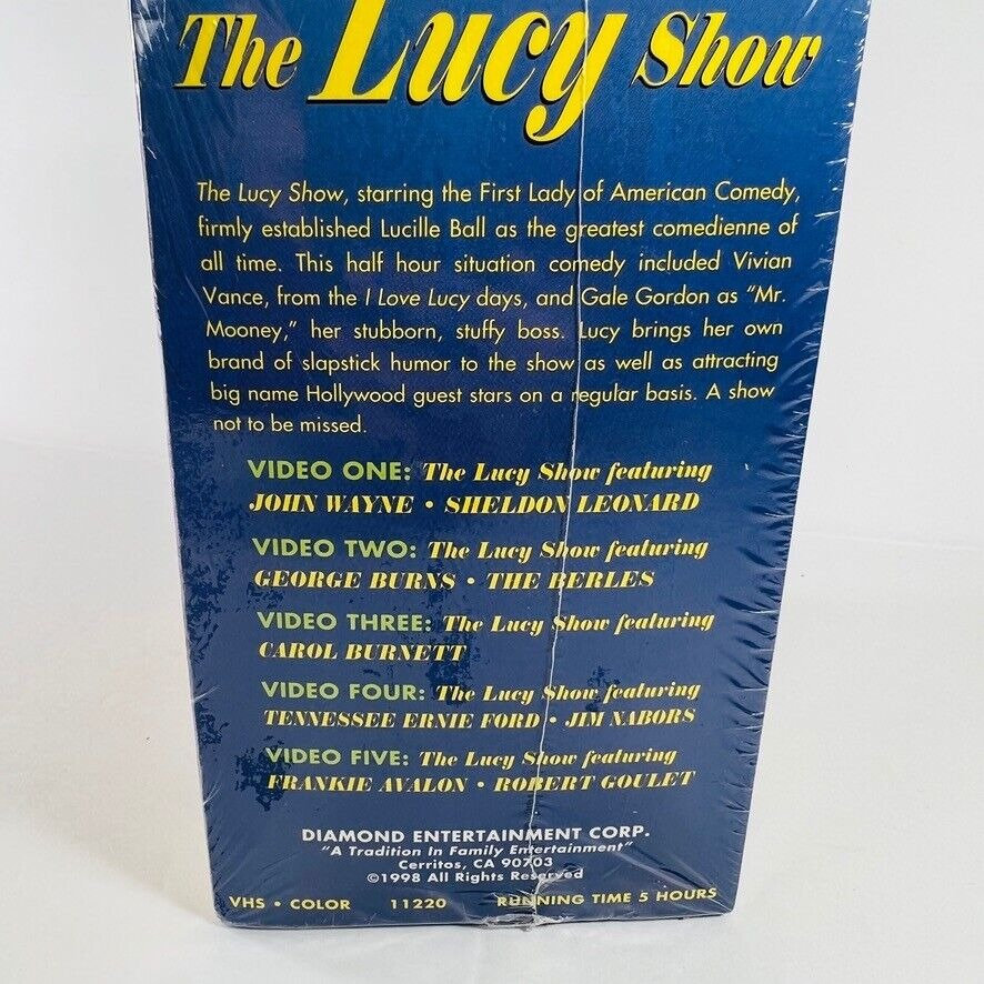 The Lucy Show TV Classics 5 Pk VHS Tape Box Set John Wayne George Burns ...