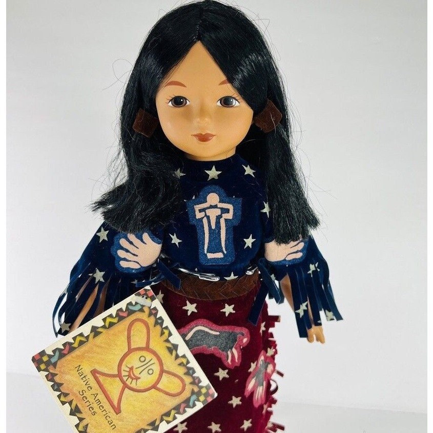 Vintage Sandy Dolls Native American Series First Wind Pawnee Woman ...