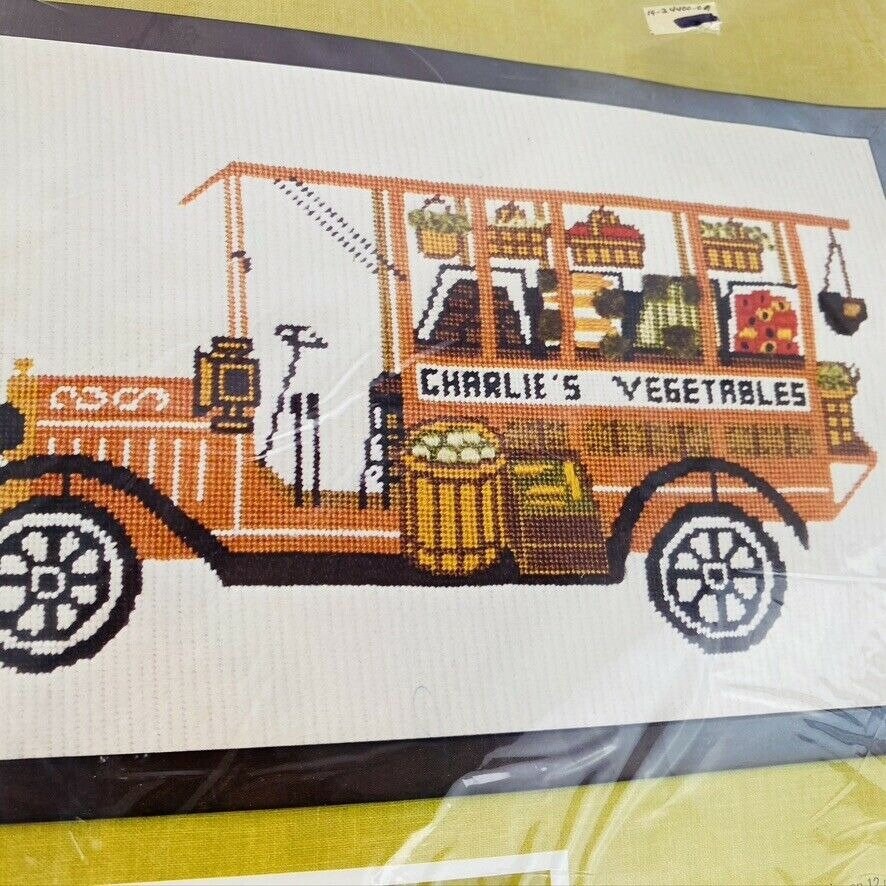Columbia Minerva Country Flowers Charlies Vegetales Needlepoint Kits ...