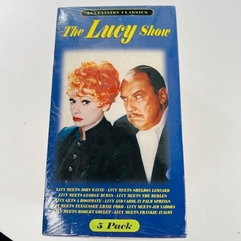 The Lucy Show TV Classics 5 Pk VHS Tape Box Set John Wayne George Burns ...