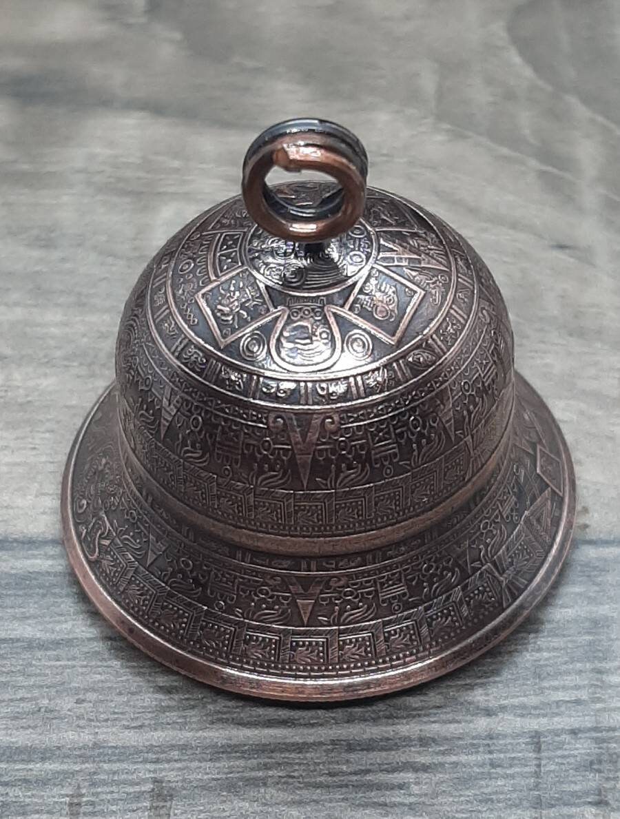 Aztec Calendar Gremlin Bell | Etsy