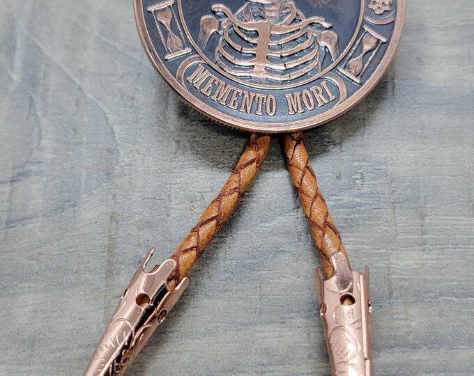 Momento Mori Copper Bolotie - Etsy