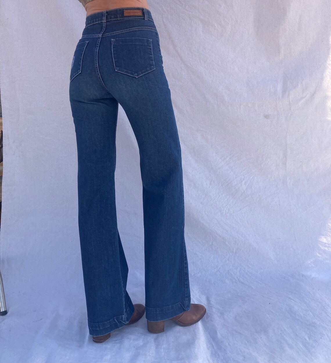 18th Amendment 'bacall' Bell Bottom High Waist Jeans Bootcut 00s Waist ...