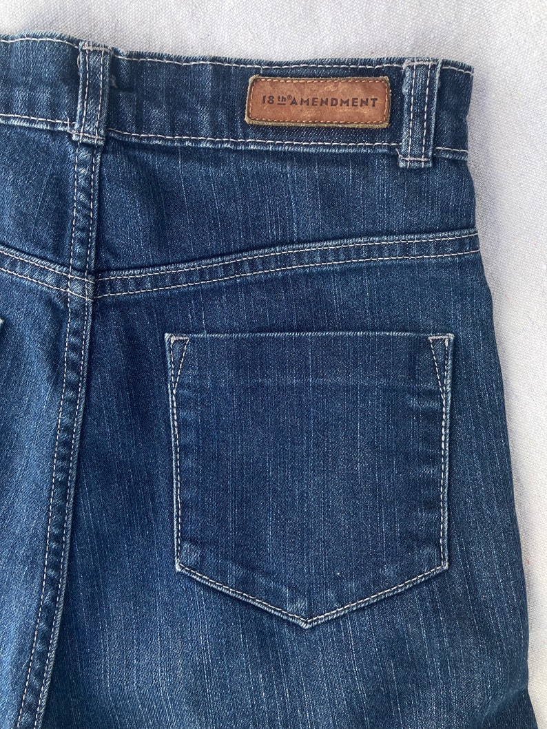 18th Amendment 'bacall' Bell Bottom High Waist Jeans Bootcut 00s Waist ...