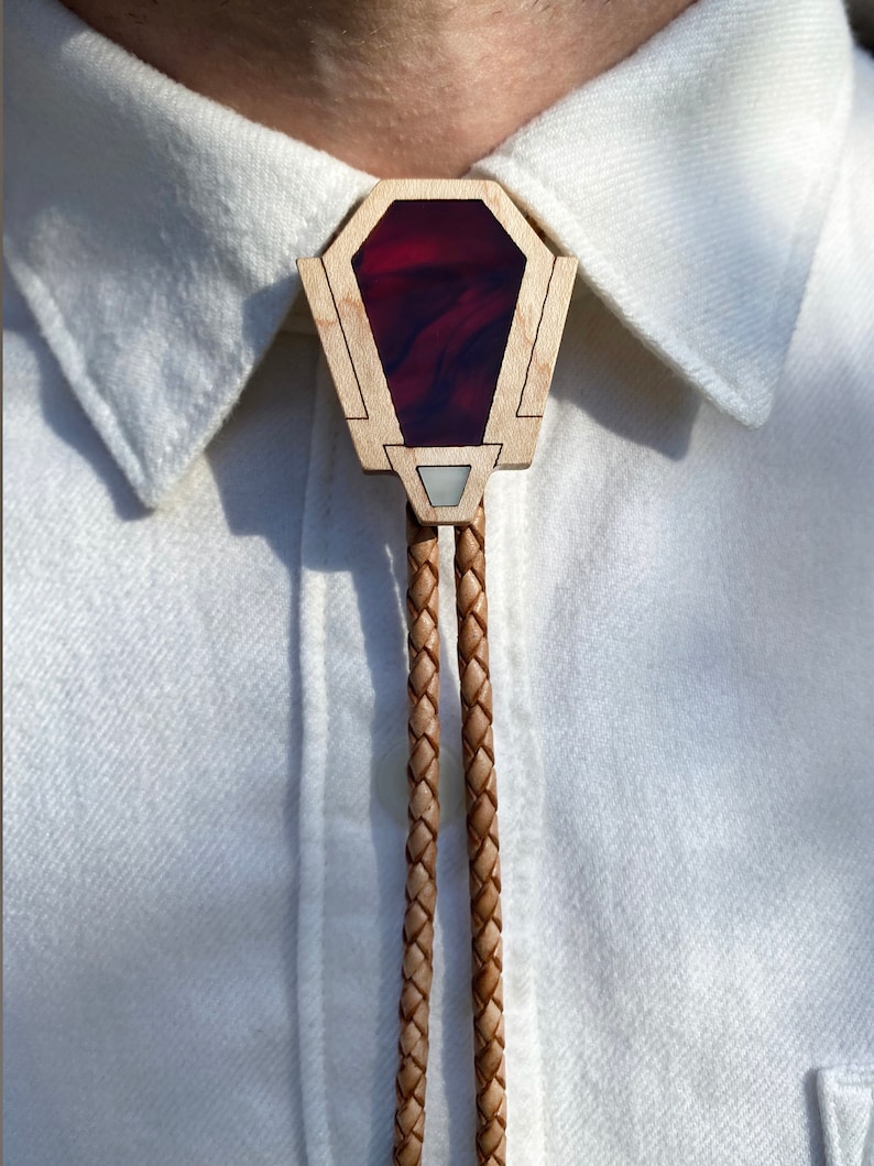 Tortoise Shell Bolo Tie Vintage Western Wear - Etsy