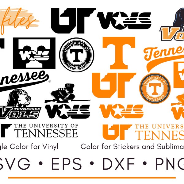 Tennessee Vols Svg Bundle - Etsy