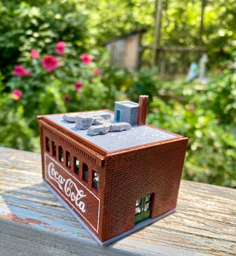 N Scale Factory, Assembled and Painted, Hand Painted Coca Cola Ad - Etsy