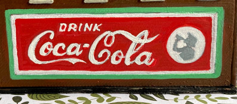Coca Cola Ghost Sign N Scale Downtown Building, Hand Painted and ...