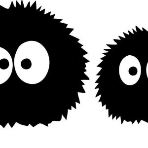 Soot Ball , Totoro Bumper Funny Decal, Sticker, Vinyl - Etsy