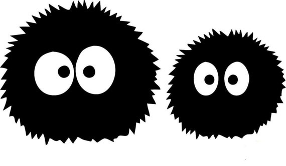 Soot Ball Totoro Bumper Funny Decal Sticker Vinyl | Etsy