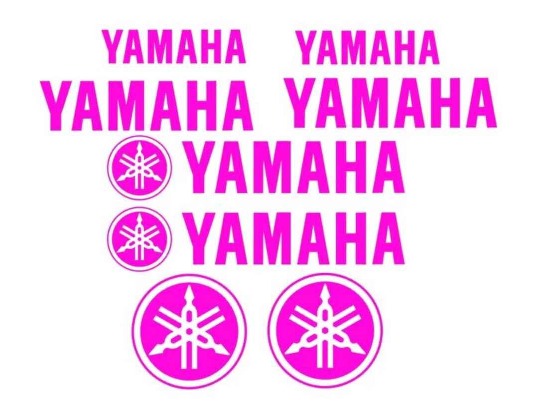 Yamaha Motorbike Decal Set , Sticker, Vinyl , Decal, - Etsy
