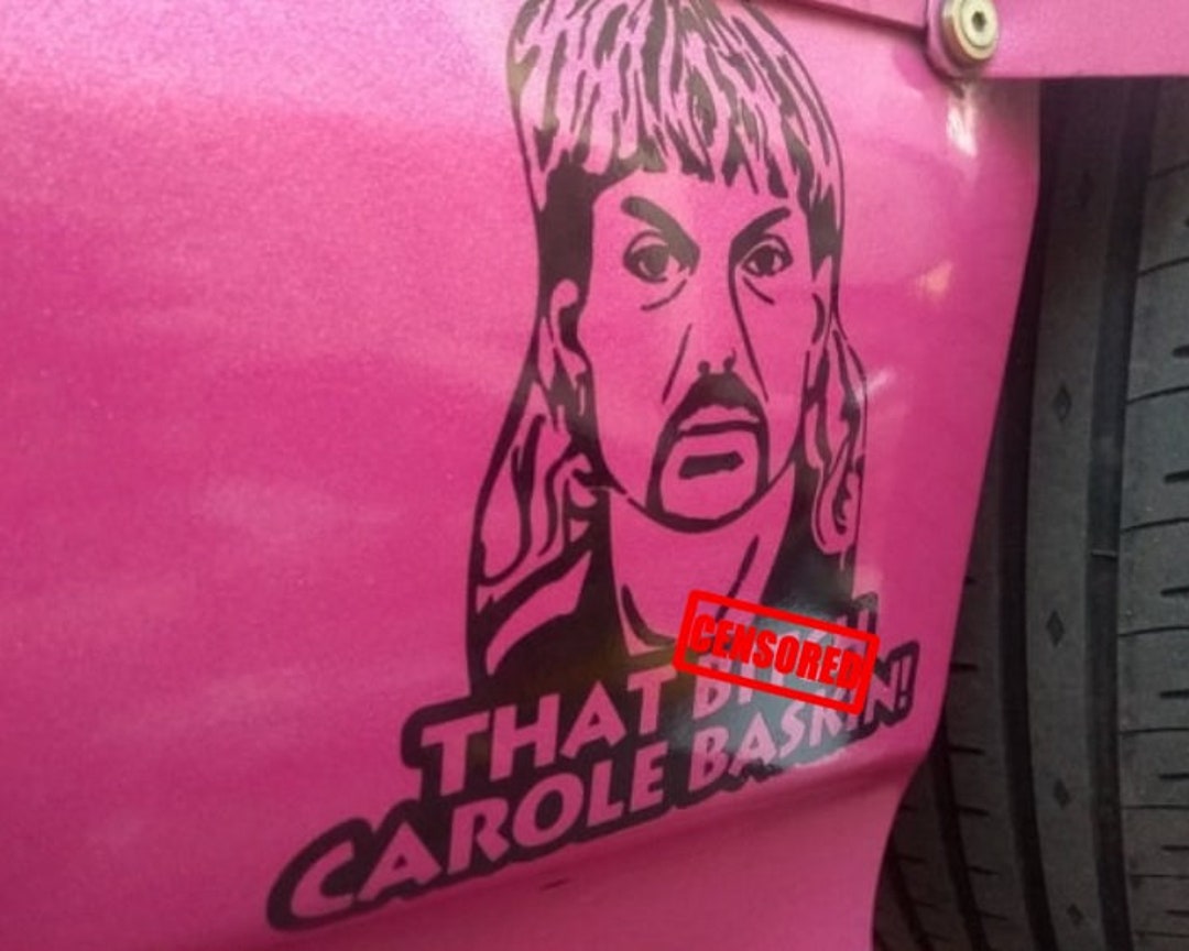 Joe Exotic, Baskin Funny Decal, Sticker, Vinyl - Etsy