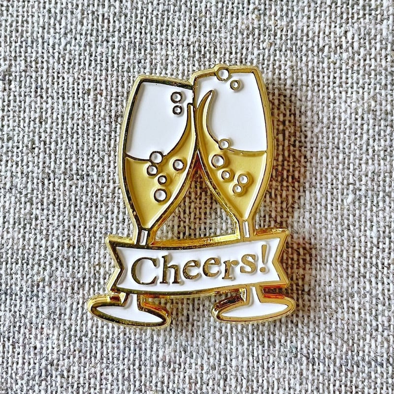 Enamel Wedding Guest Pins - Etsy