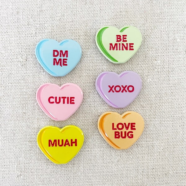 Valentine Pins - Etsy