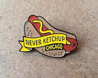 Hot Dog Pin - Etsy