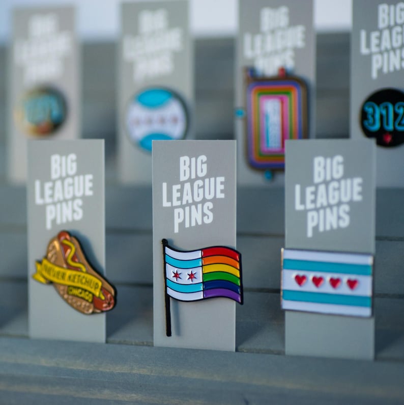 Chicago Pride Flag Enamel Pin— Now With Diversity + Inclusivity! Great ...