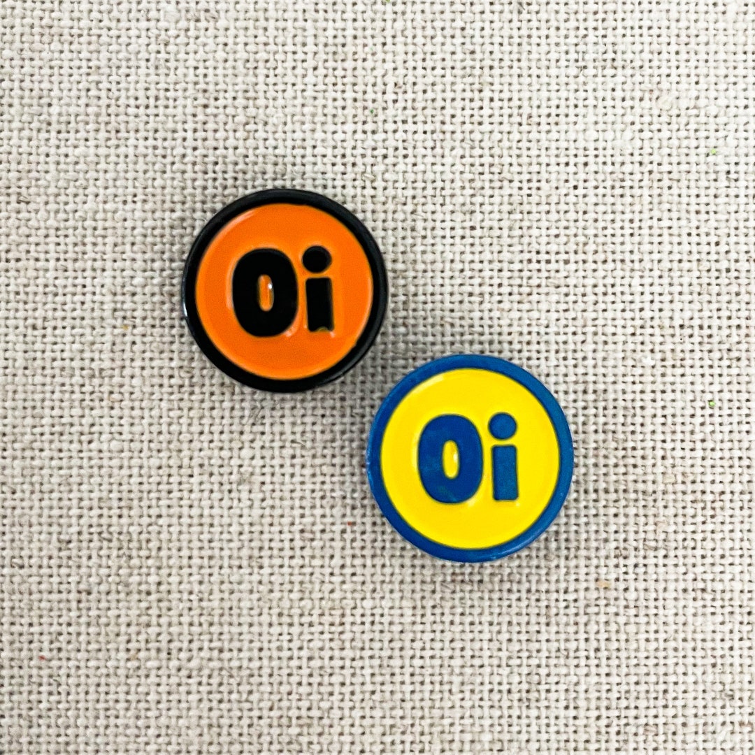 Oi! Mini Enamel Pins. Inspired by the Expression Roy Kent Loves to Bark ...