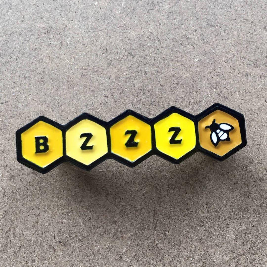 Honey Bee Enamel Pin – What's the Bzzz?! This Enamel Pin is a Perfect ...