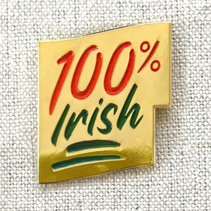 Lucky Irish Enamel Pin – Wear the Luck of the Irish With This Lucky ...