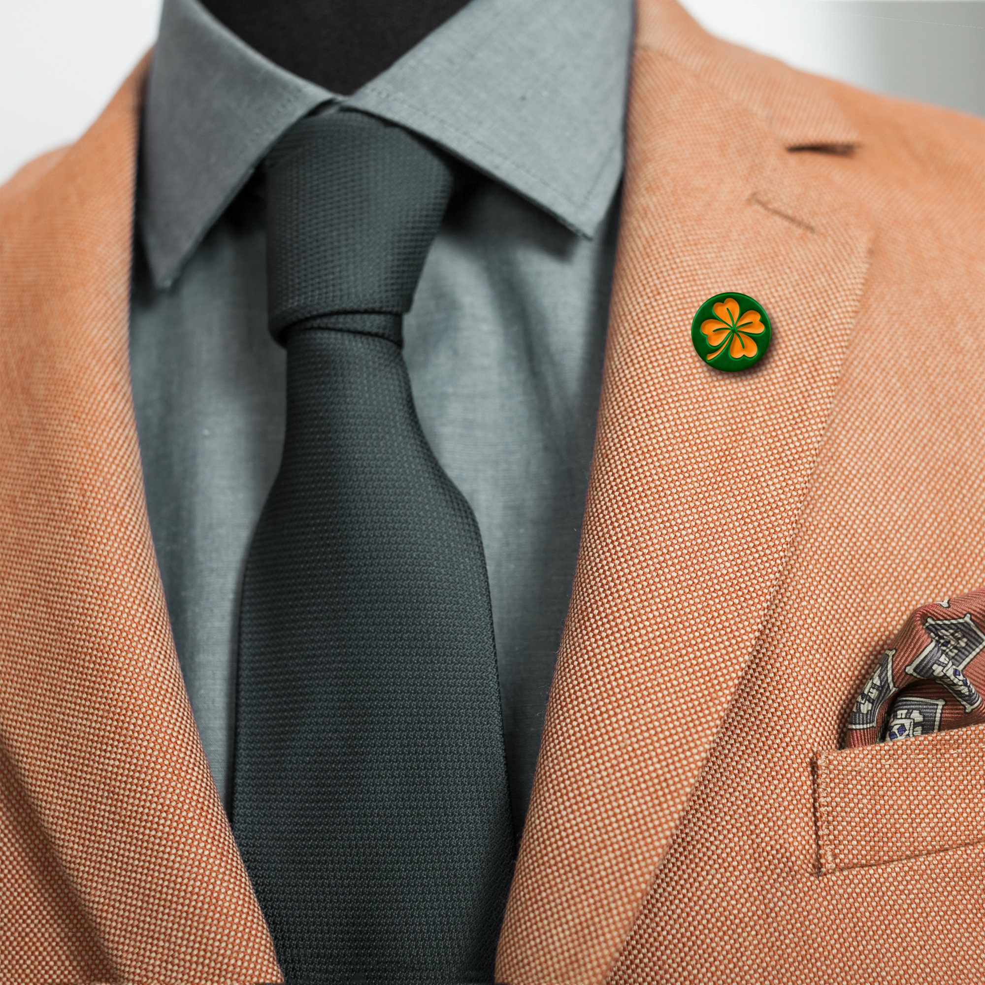 Mini Shamrock Enamel Pins These Adorable Irish Pins Are Your | Etsy