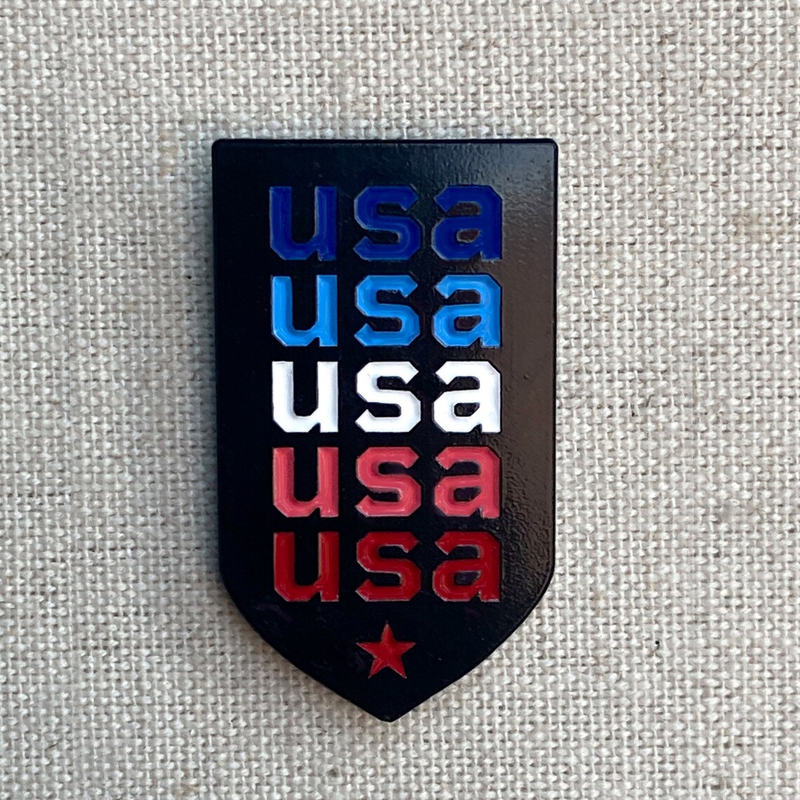 USA Enamel Pins. Patriotic Enamel Pins to Add Red White and - Etsy