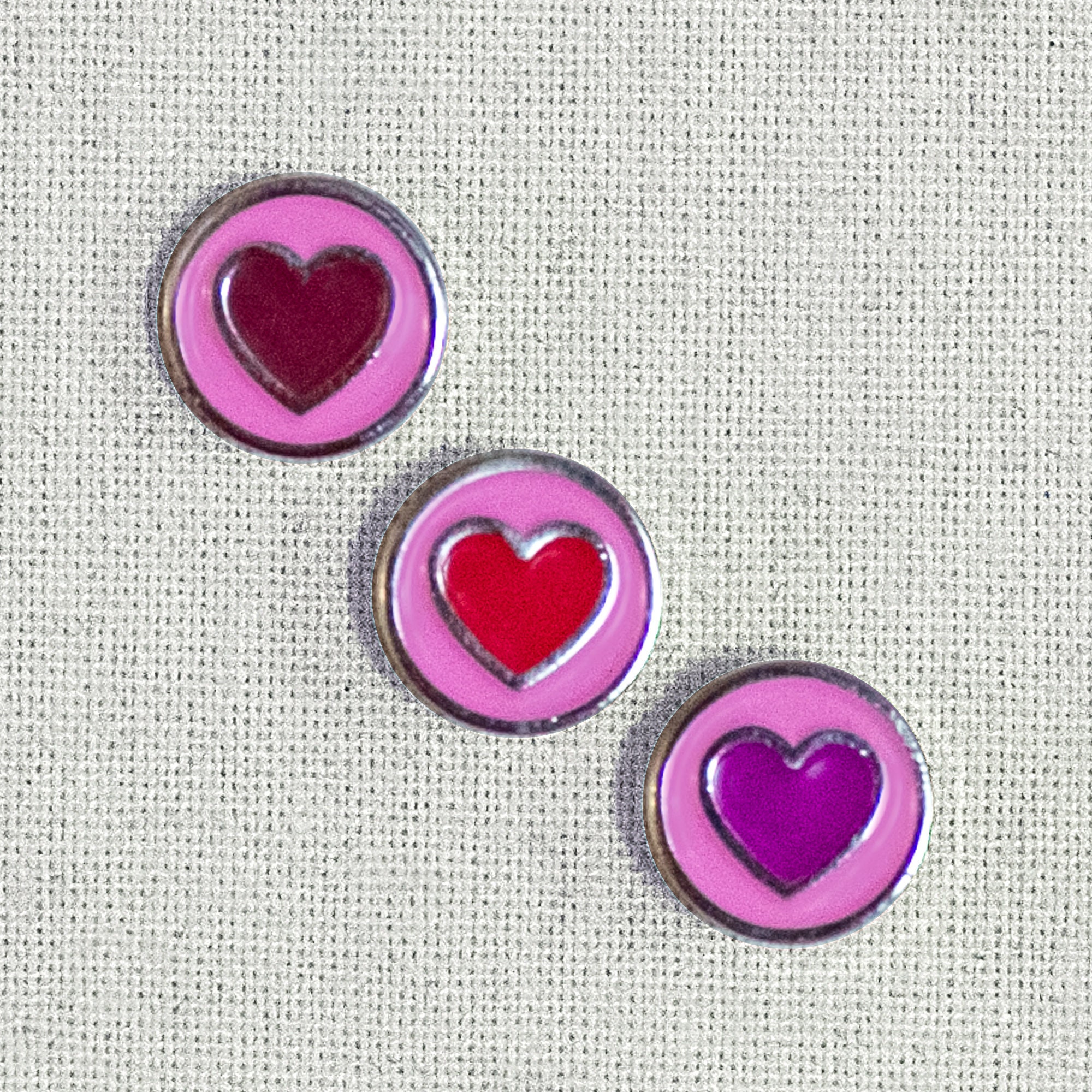 Mini Valentine Heart Enamel Pins These Adorable Mini Pins | Etsy