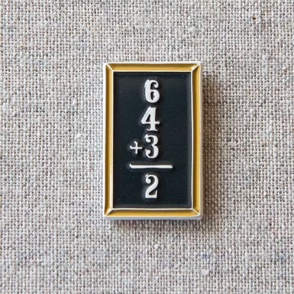 Math Enamel Pin - Etsy