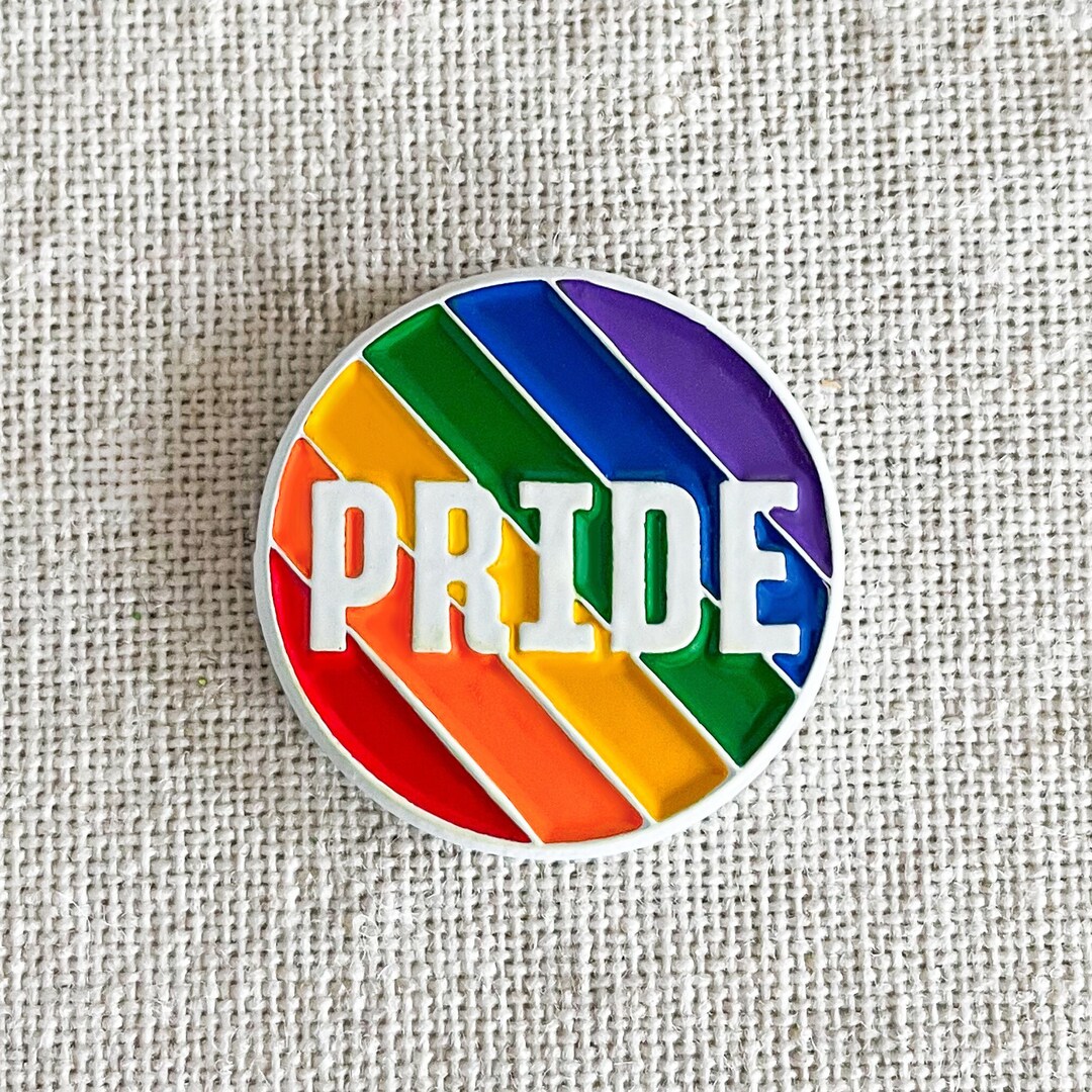 Rainbow Pride Enamel Pin - LGBTQ Pride Gift, Parade Outfit - Etsy