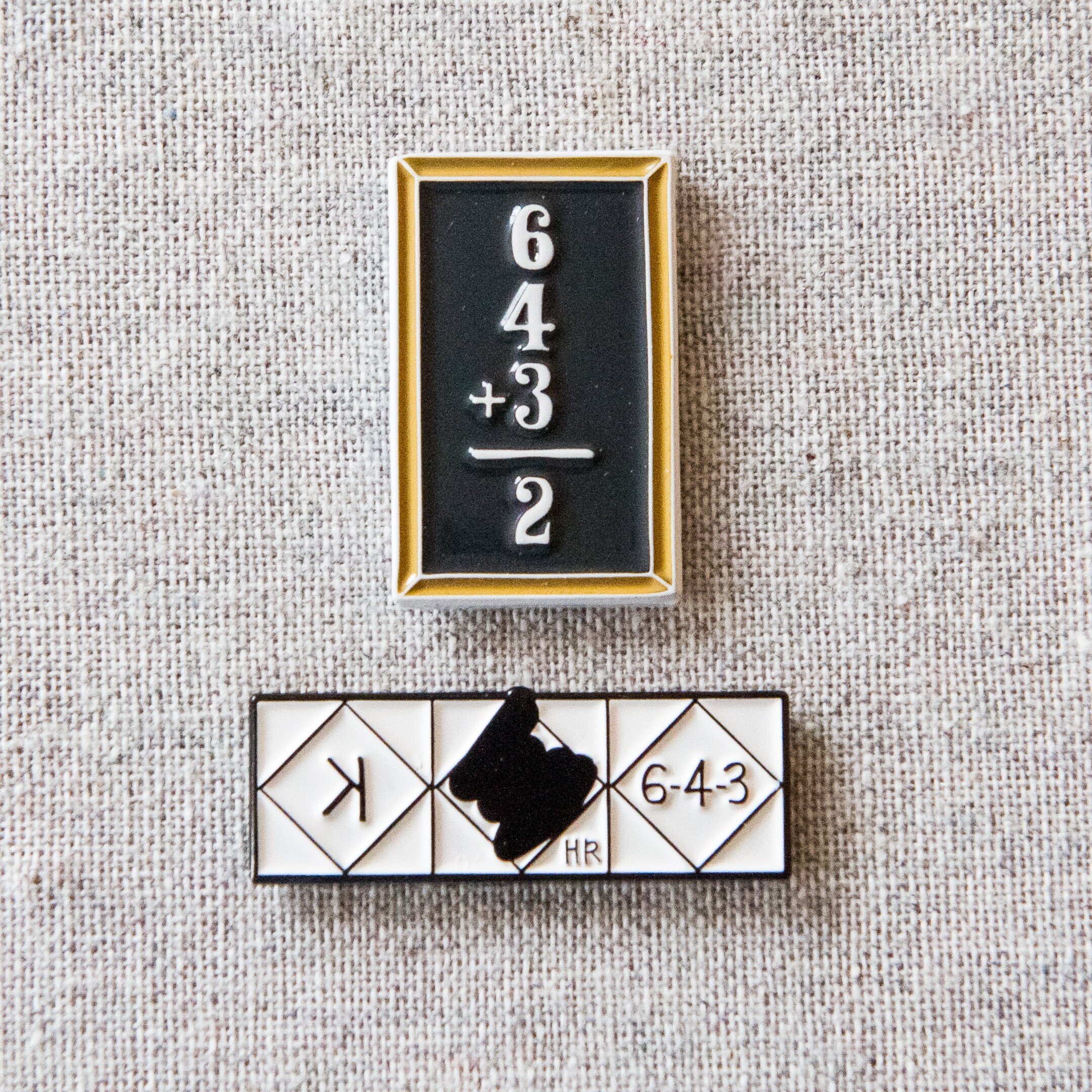 Baseball Scorecard Enamel Pin for Fans Who Keep Score at - Etsy