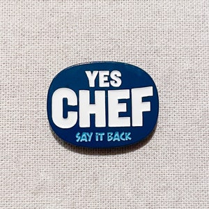 Yes Chef Enamel Pins - Inspired by Our Fave Show Set in Hometown ...