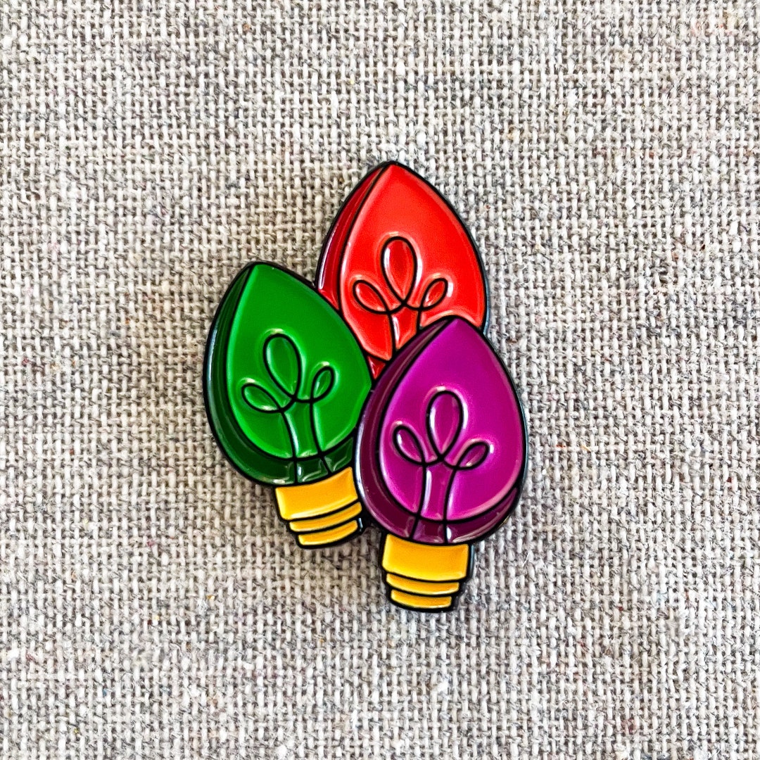 Christmas Lights Enamel Pin – Spread the Holiday Cheer With Our ...
