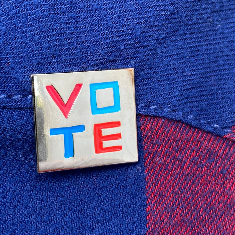 Vote Enamel Pin: Stylish Political Statement, Political Gift - Etsy
