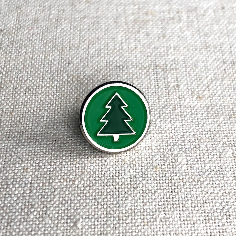 Holiday Mini Pins – Christmas Cutie Pins: a Tree, Candy Cane, Snowman ...