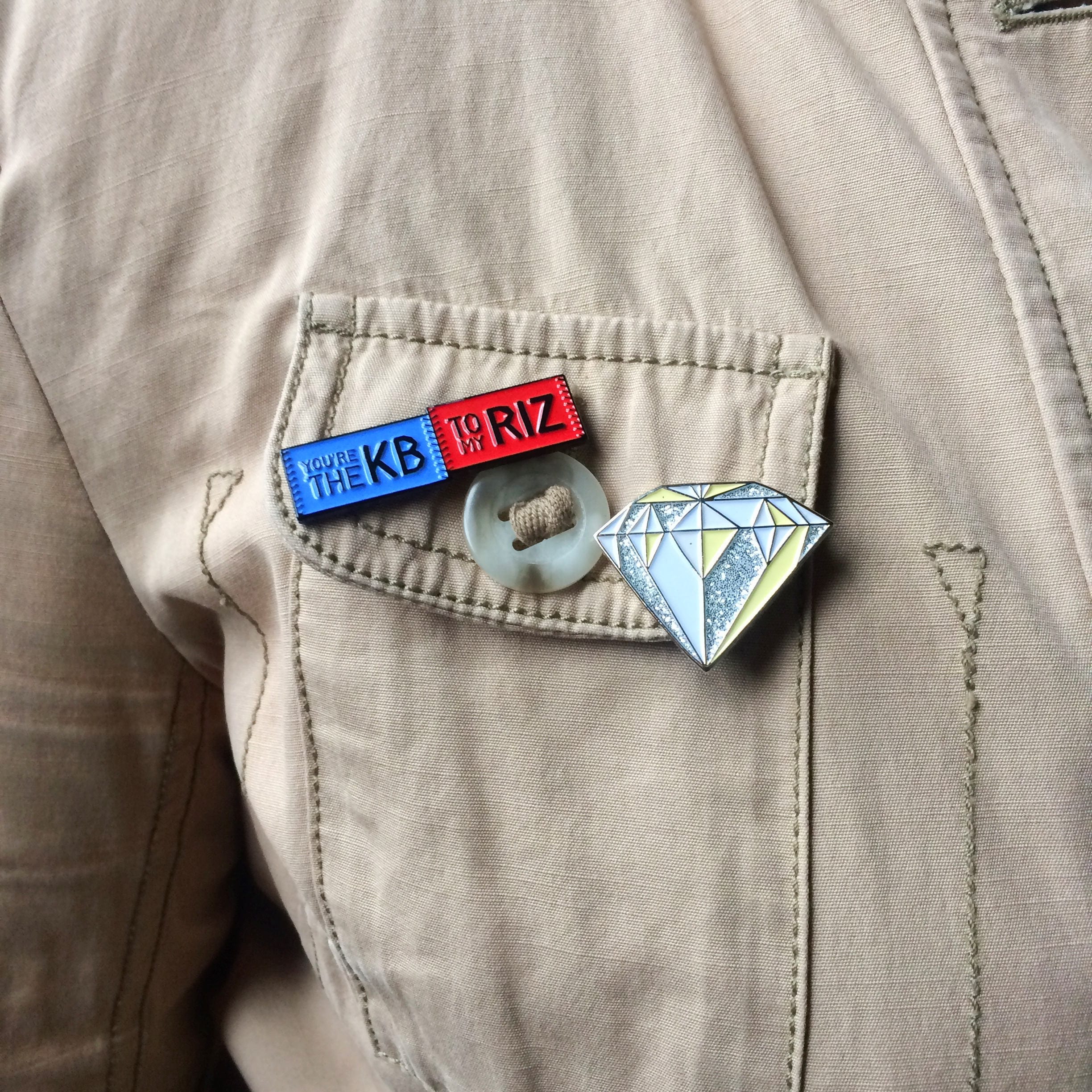 Glitter Diamond Enamel Pin Set Add Sparkle to Your Flair - Etsy