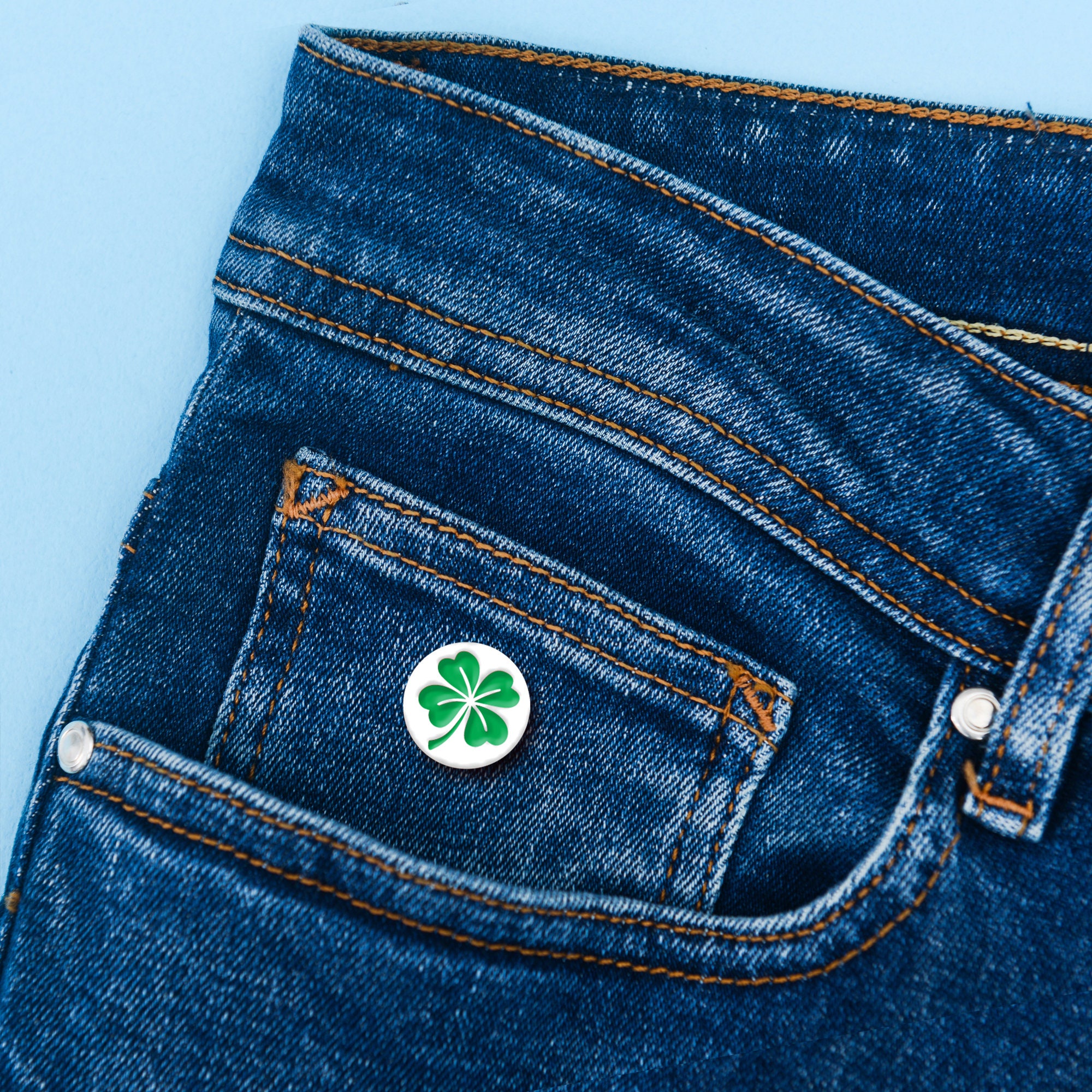 Mini Shamrock Enamel Pins These Adorable Irish Pins Are Your | Etsy